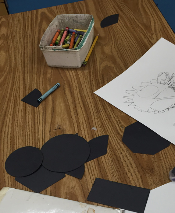 Paste Paper Animal Collage–K/1st Grade – Experiments in Art Education